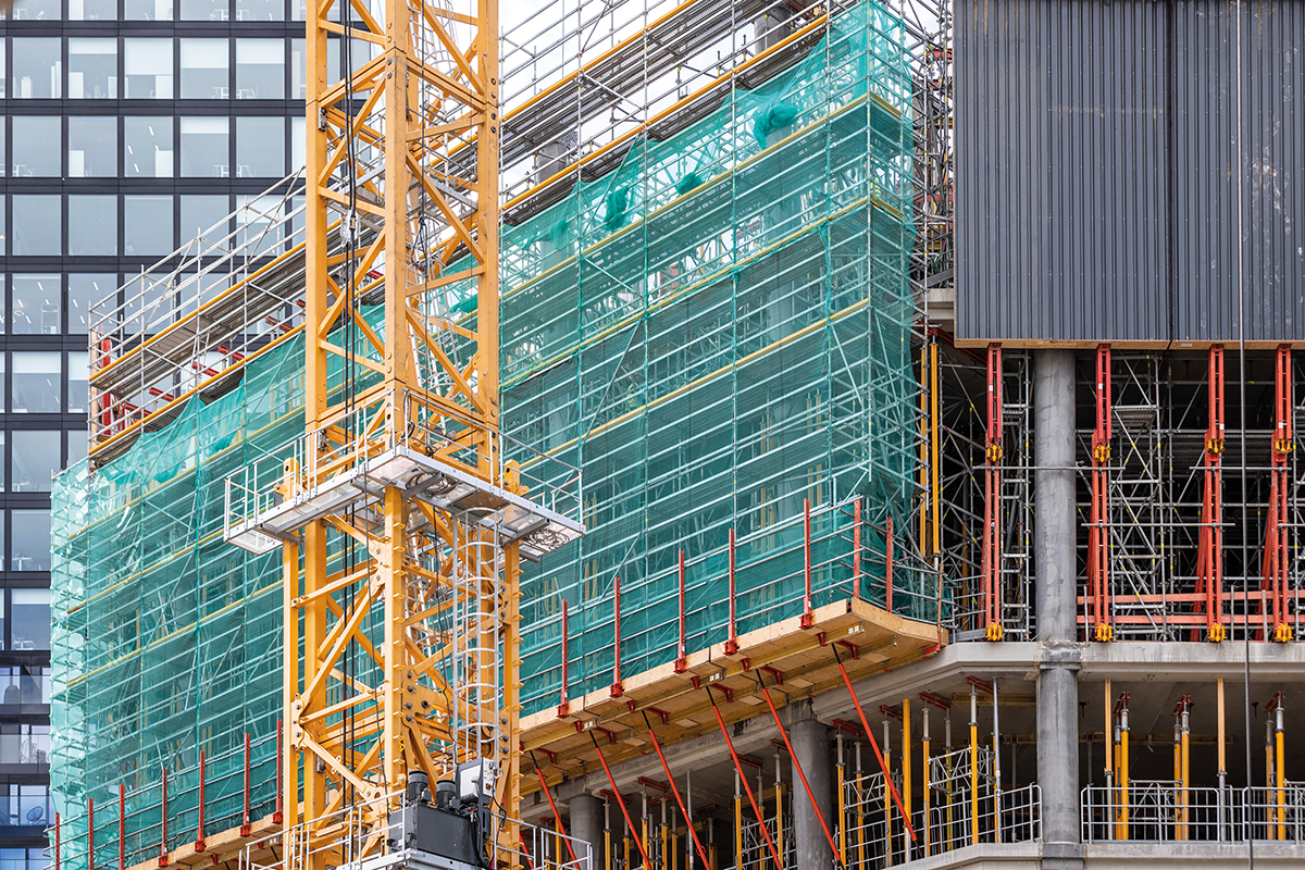 baumagazin-online.de: Projekt Four entsteht mit Systemen von Peri